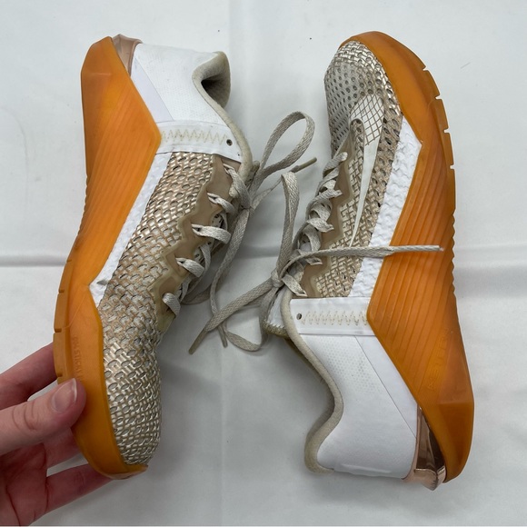 Nike | Shoes | Nike Metcon 6 White Gold | Poshmark